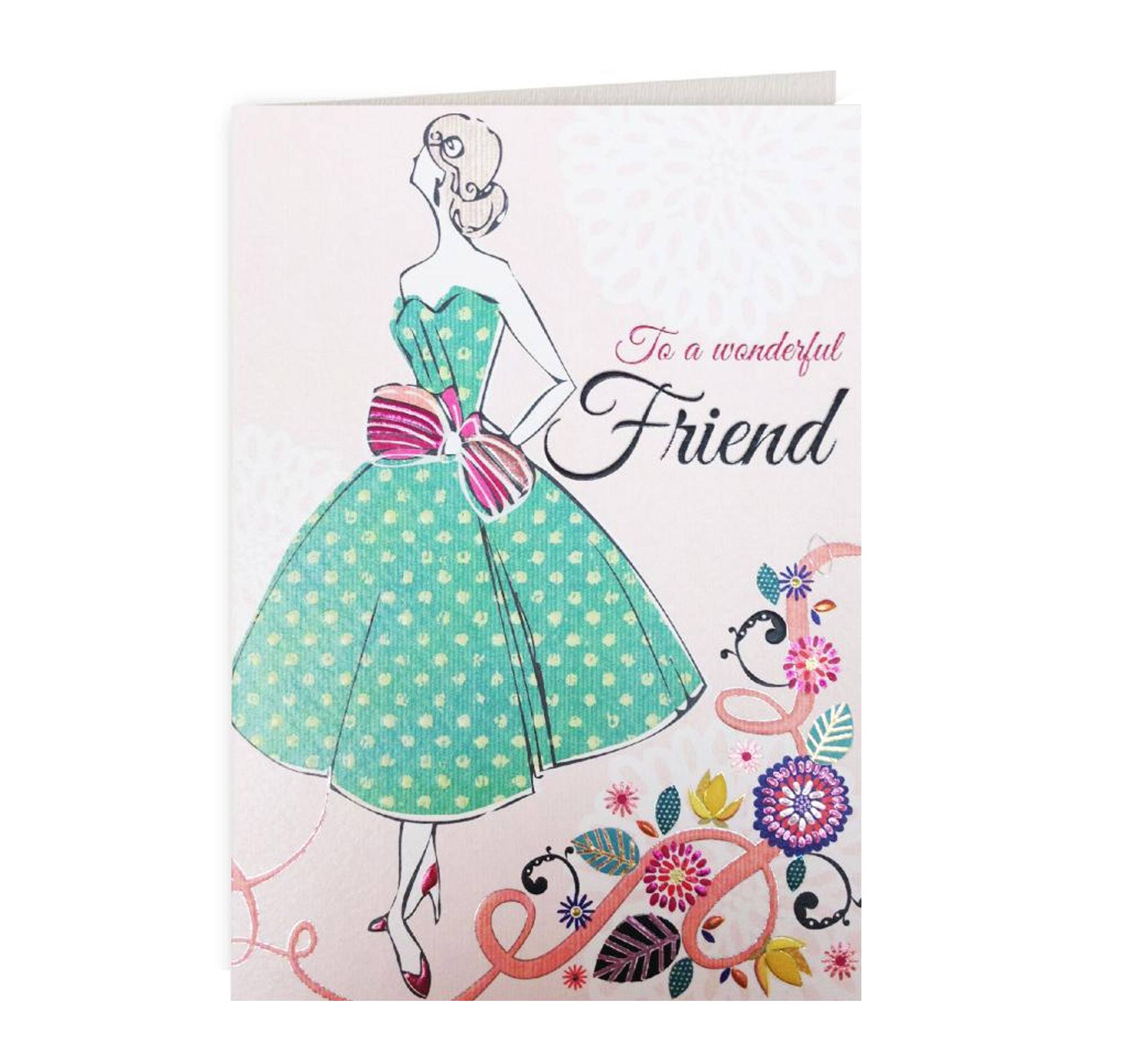 Felicitare - Wonderful Friend - Laura Darrington Design