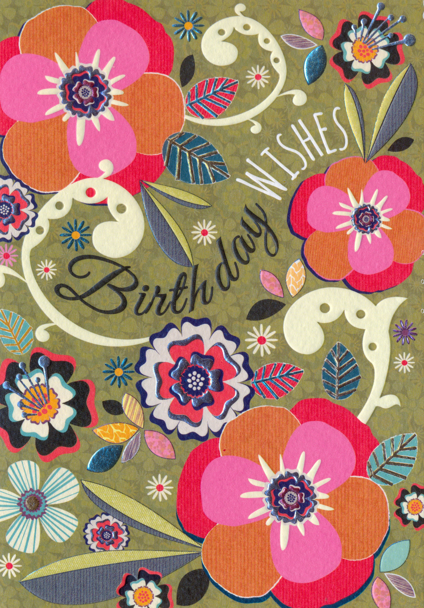 Felicitare - Birthday Wishes - Laura Darrington Design