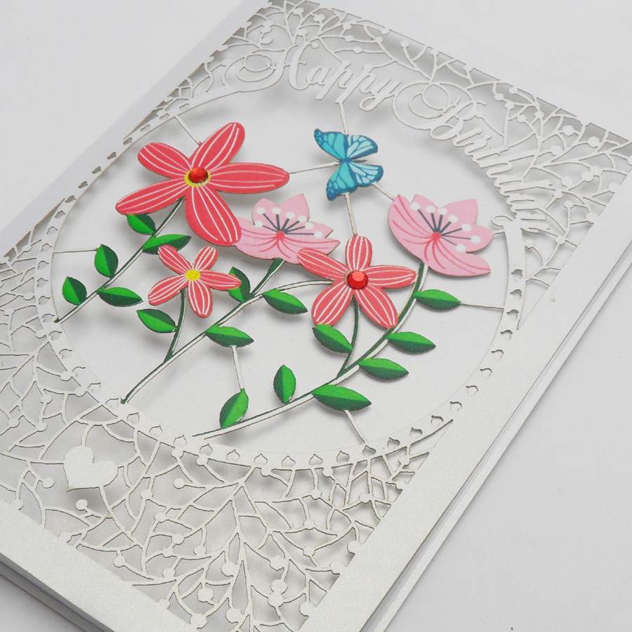 Felicitare - Flowers - Alljoy Design