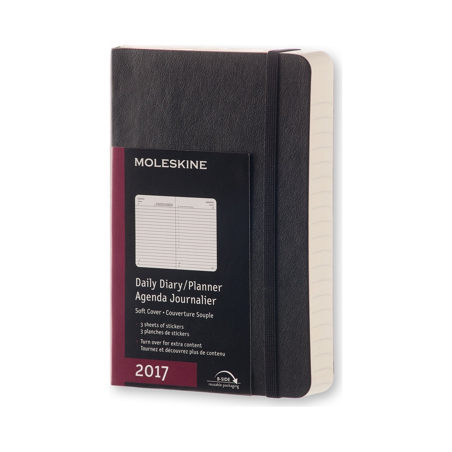 Agenda 2017 - Pocket Daily Diary 12 Month Soft - Moleskine