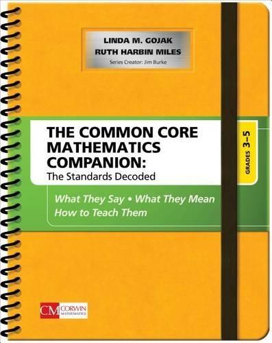 Common Core Mathematics Companion: The Standards Decoded, Grades 3-5 ...