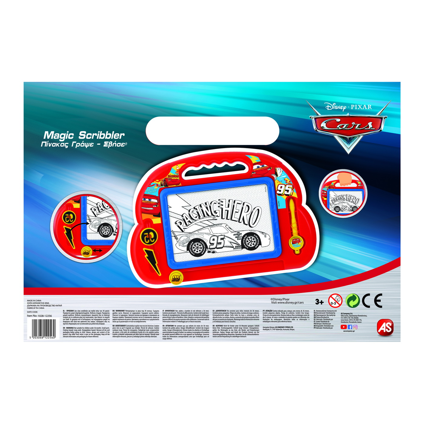 Tabla magnetica - Magic Scribbler: Cars - As - Magic Scribbler - As