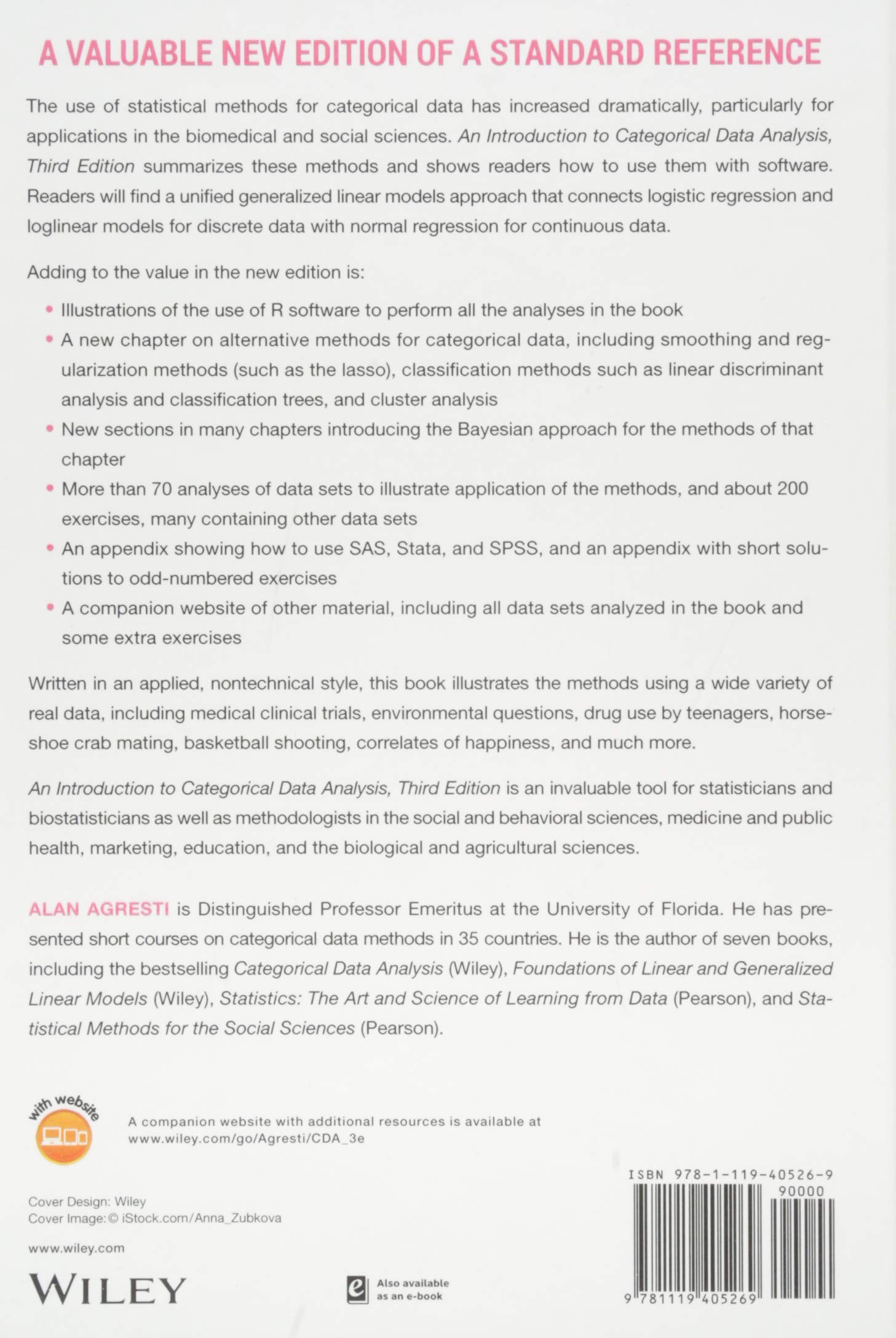 An Introduction To Categorical Data Analysis Alan Agresti