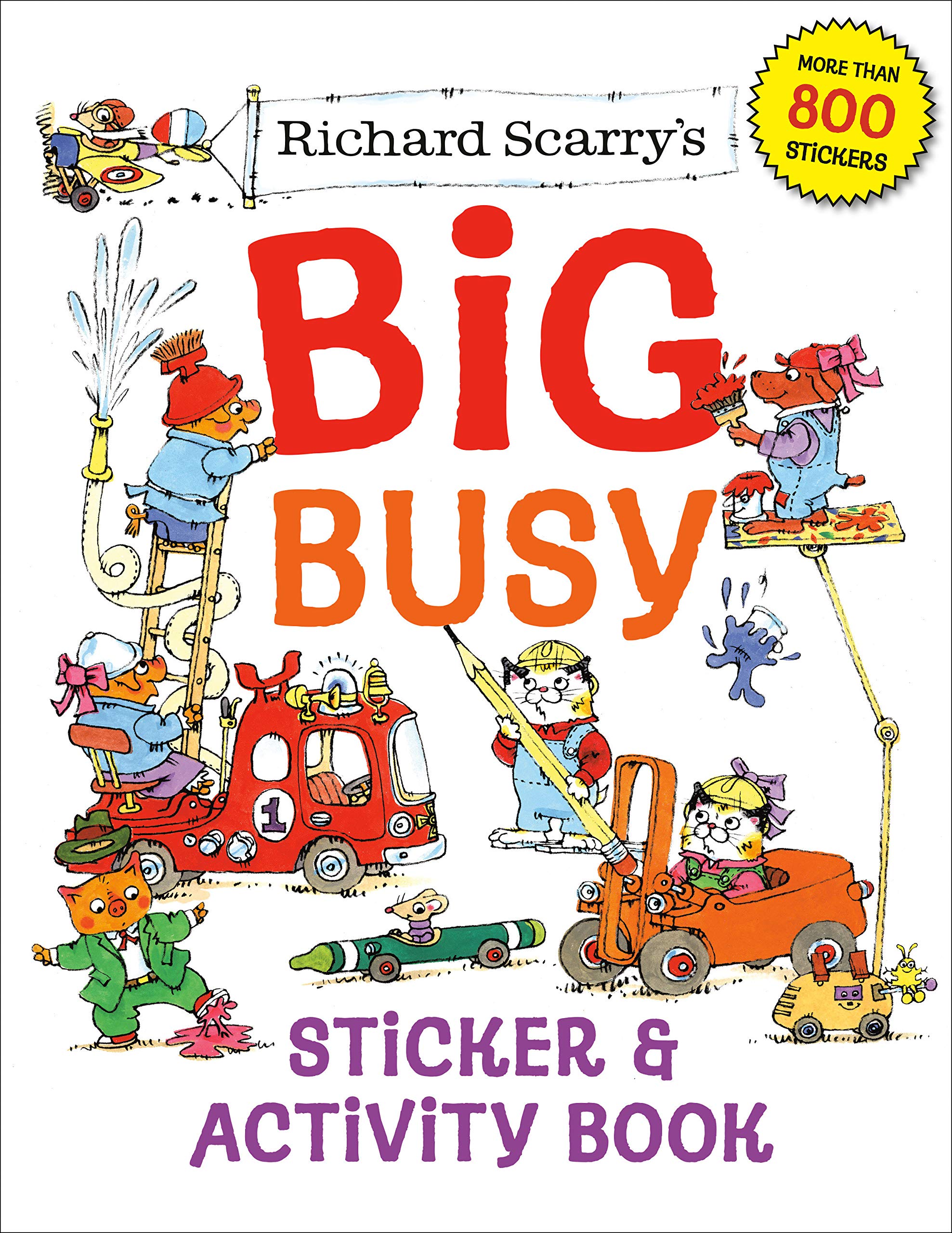 Big Busy Sticker and Activity Book - Richard Scarry
