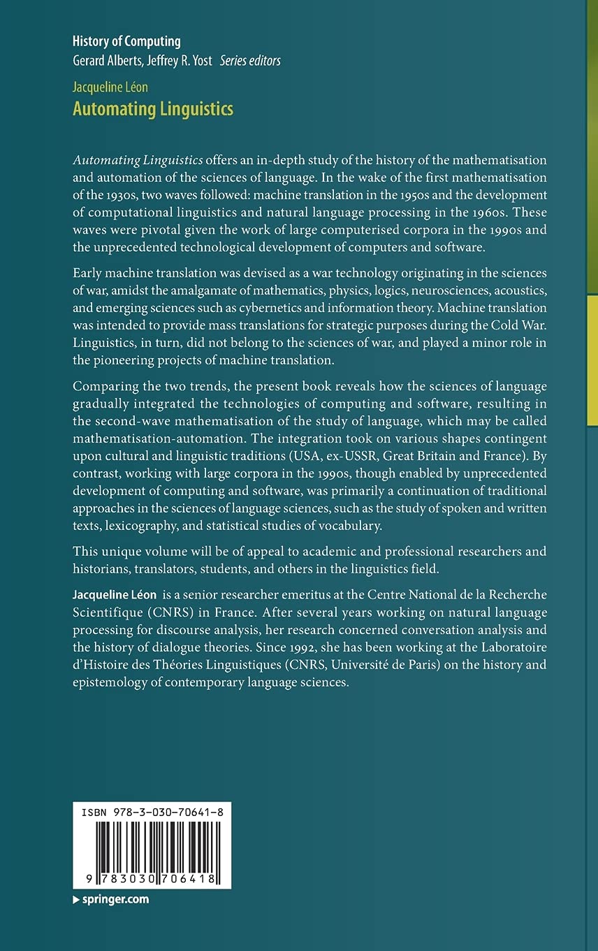 Automating Linguistics - Jacqueline Leon
