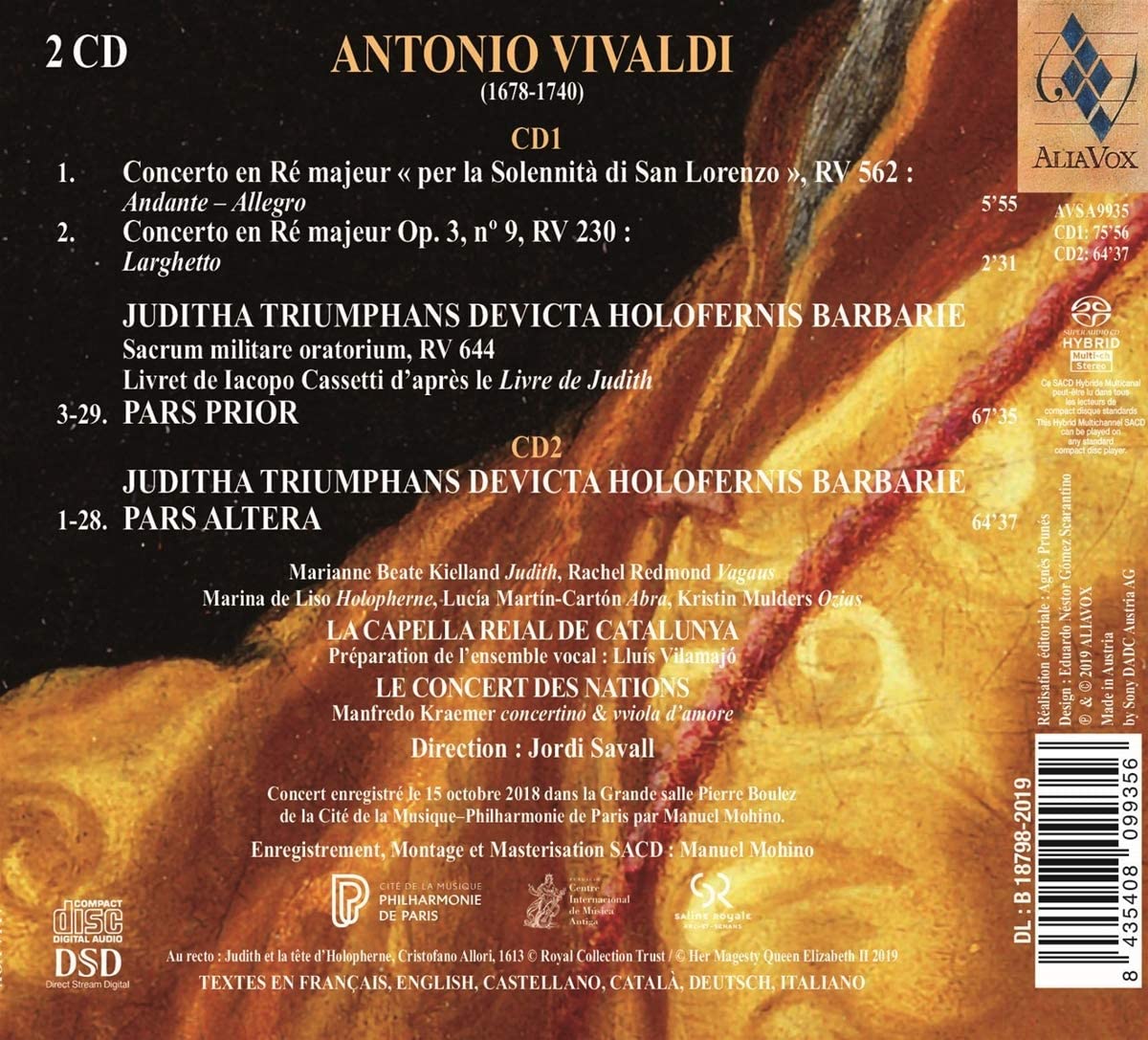 Antonio Vivaldi: Juditha Triumphans - Marianne Beate Kielland, Marina ...