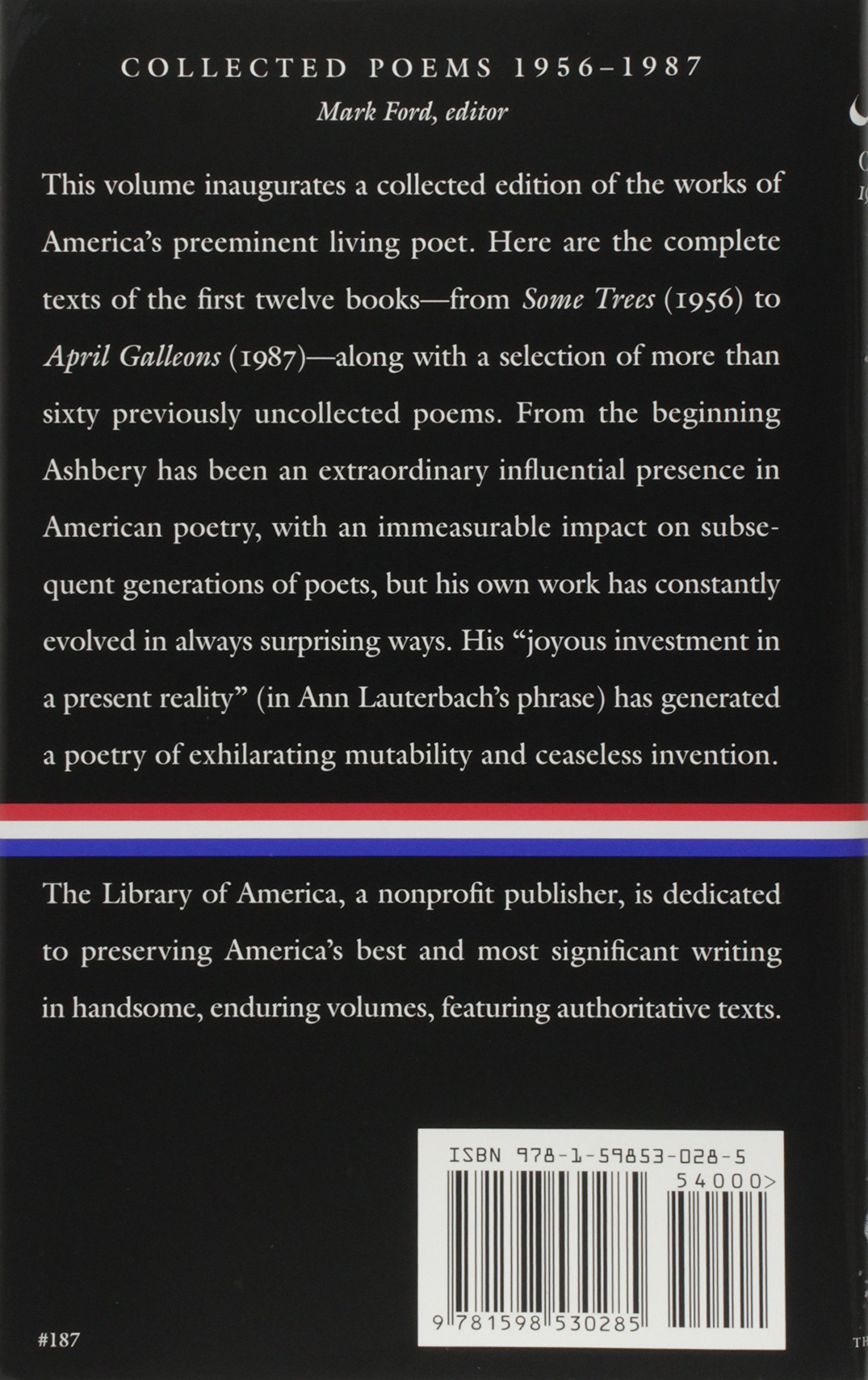 Collected Poems, 1956-1987 - John Ashbery