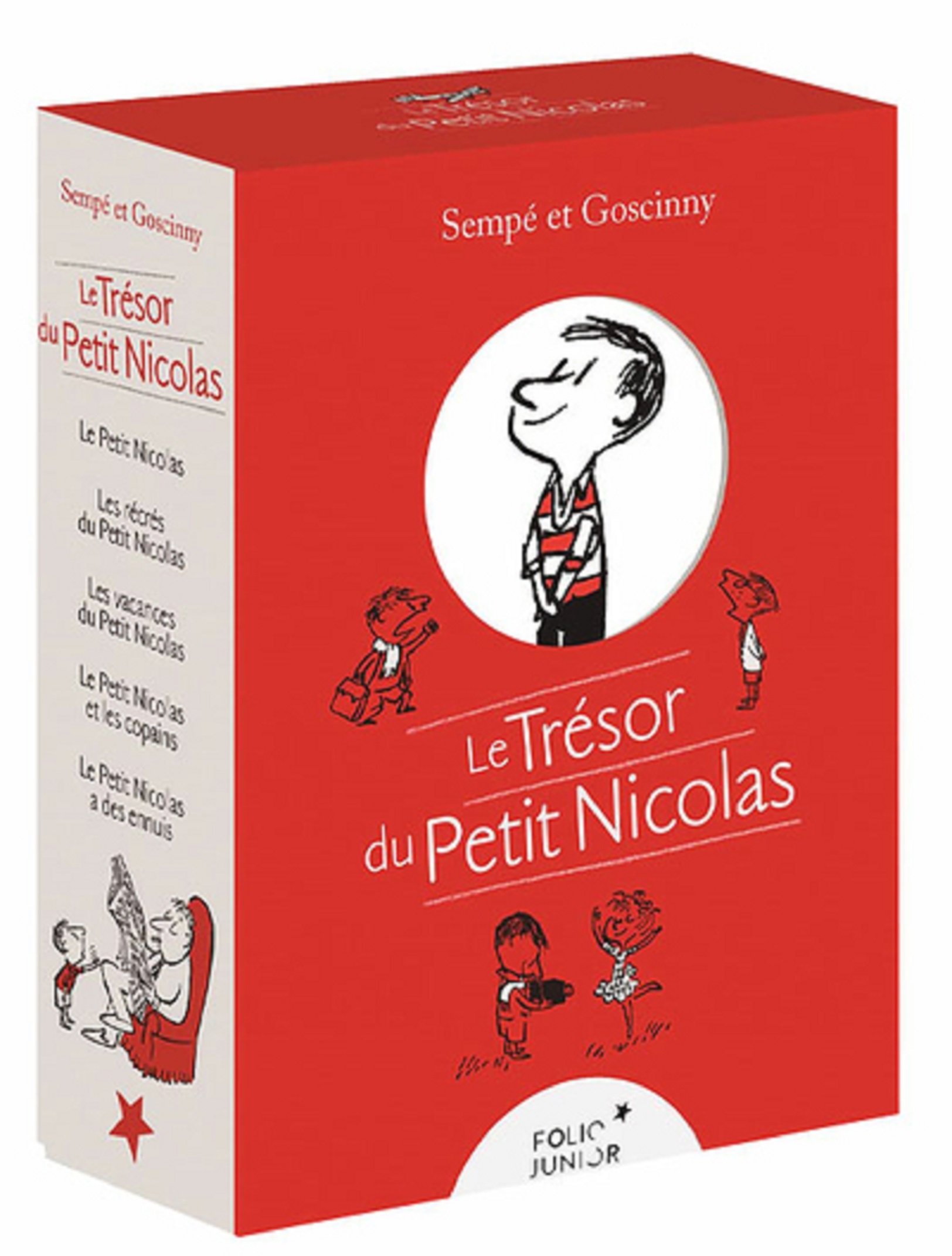 Set 5 volume - Le tresor du Petit Nicolas - Rene Goscinny