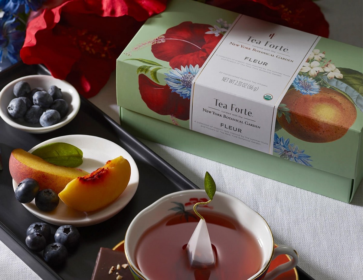 Ceai - Presentation Box - Fleur, set 20 piramide de ceai - Tea Forte