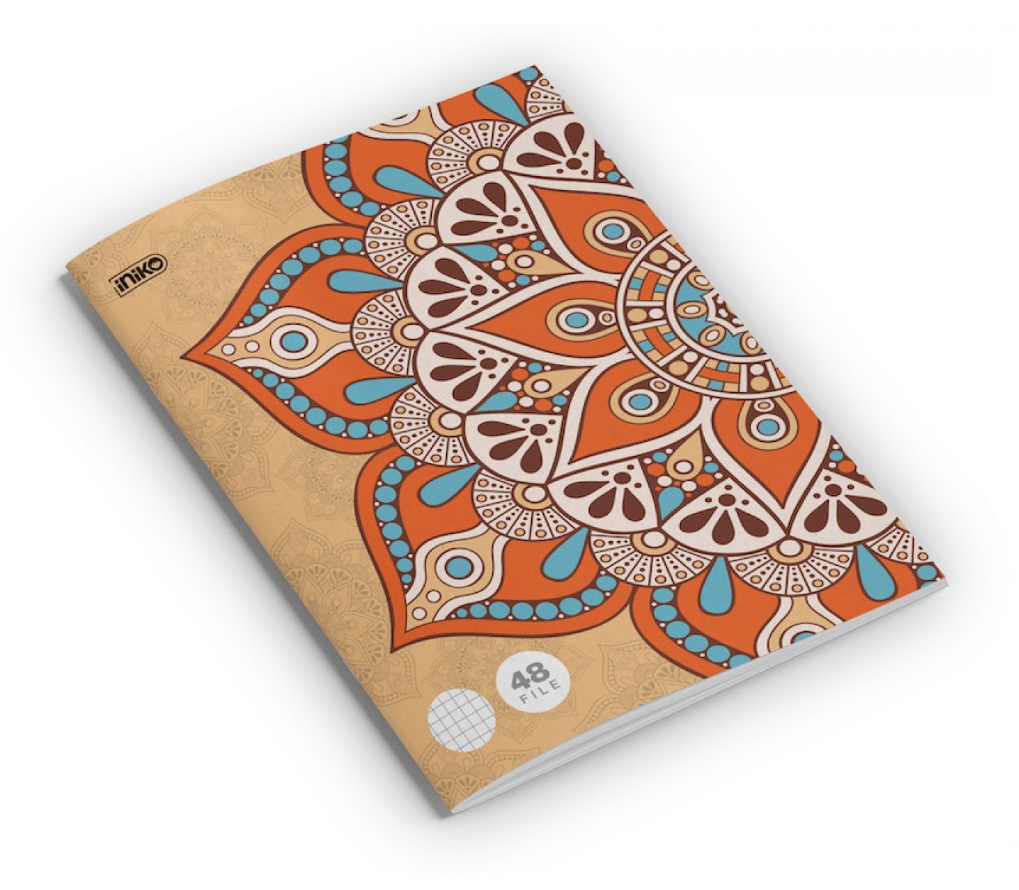 Caiet A5 - Mandala - Matematica, 48 file - Iniko