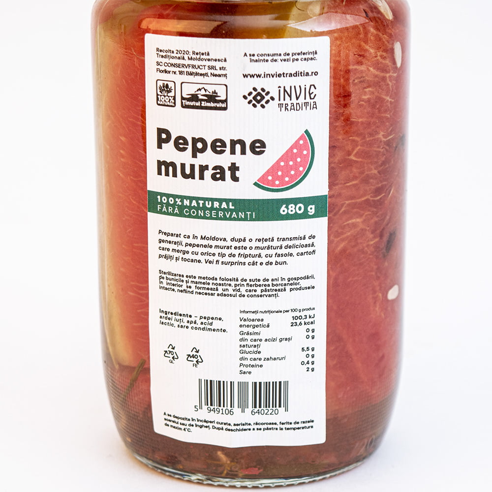 Pepene murat, 680g - Invie Traditia