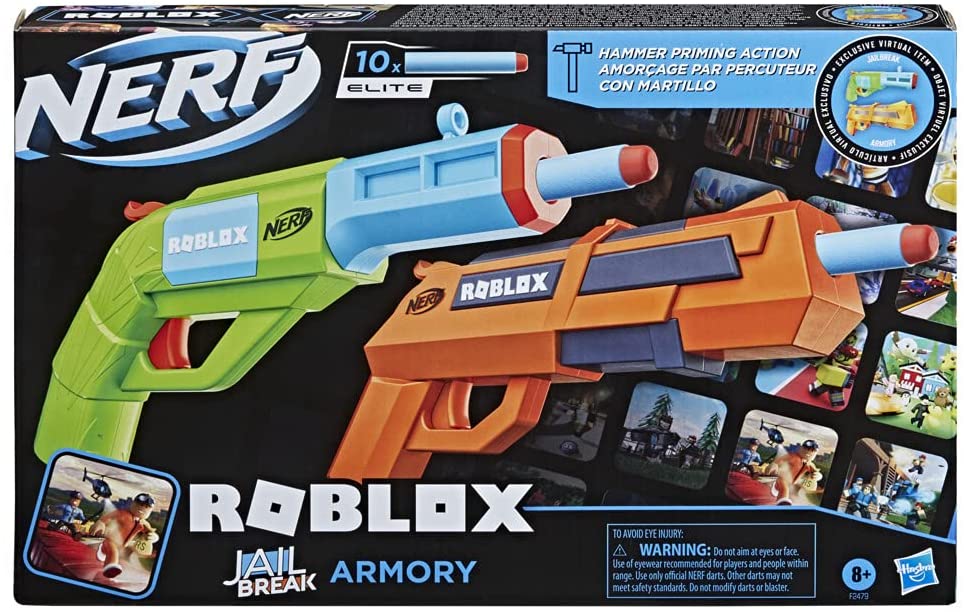 Jucarie - Nerf Blaster - Roblox Jailbreak - Armoury - Hasbro
