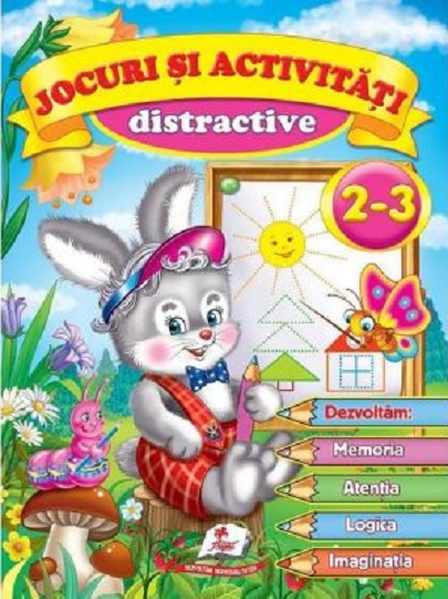 Jocuri si activitati distractive 2-3 ani