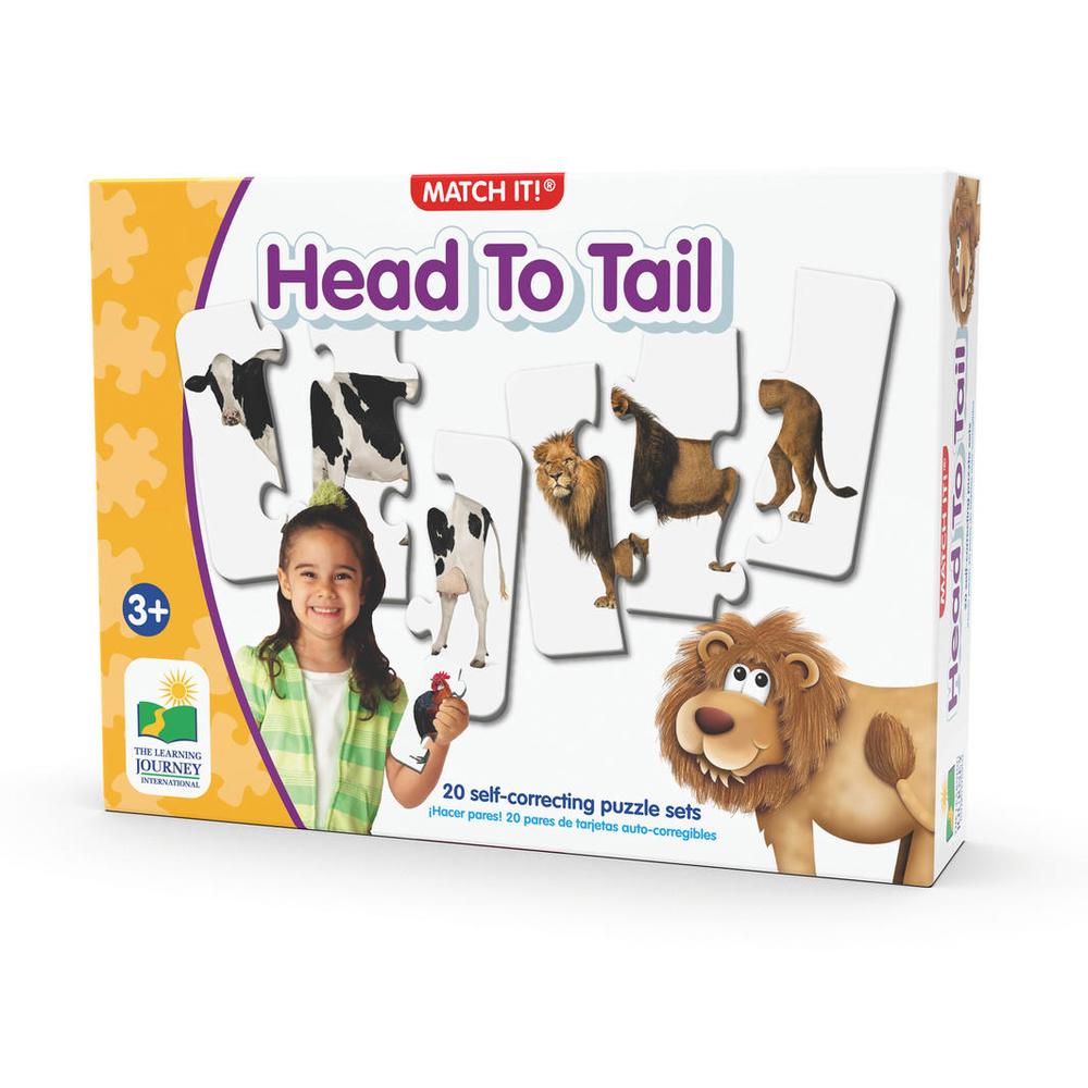 Puzzle educativ - Match It! Head To Tail - The Learning Journey - Match ...