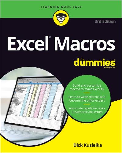 Excel Macros For Dummies - Michael Alexander