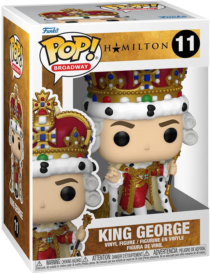 Figurina - Broadway - Hamilton - King George - Funko