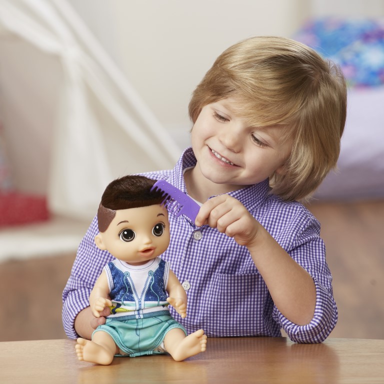 Papusa - Baby Alive - Sweet Spoonfuls Brunette Boy - Hasbro - Baby ...