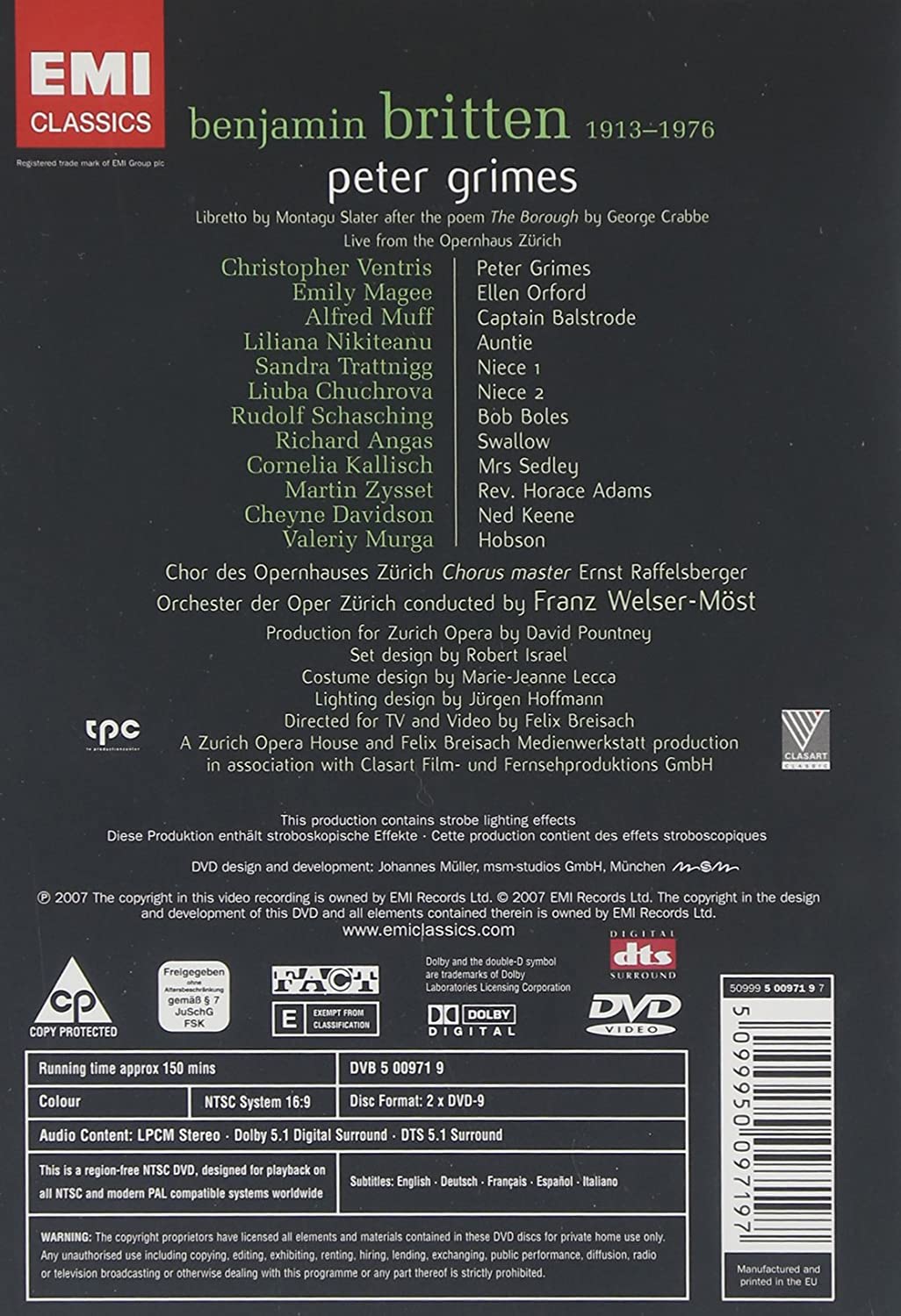 Britten: Peter Grimes - Benjamin Britten, Franz Welser-Most, Orchester ...