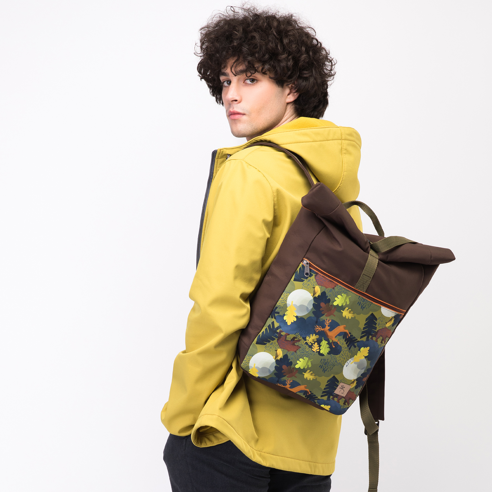 Rucsac - Rolltop - Padure de primavara - Delikates Accesories