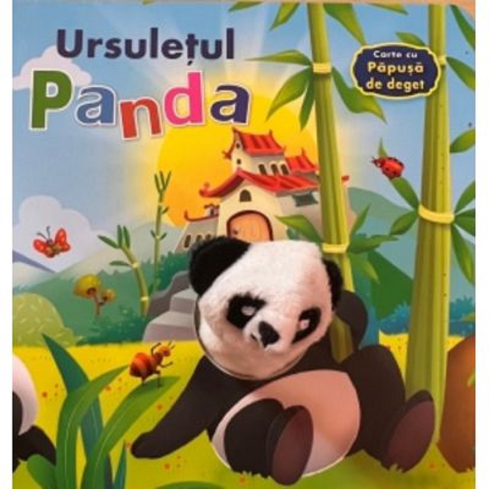 Ursuletul panda. Carte cu papusa pe deget