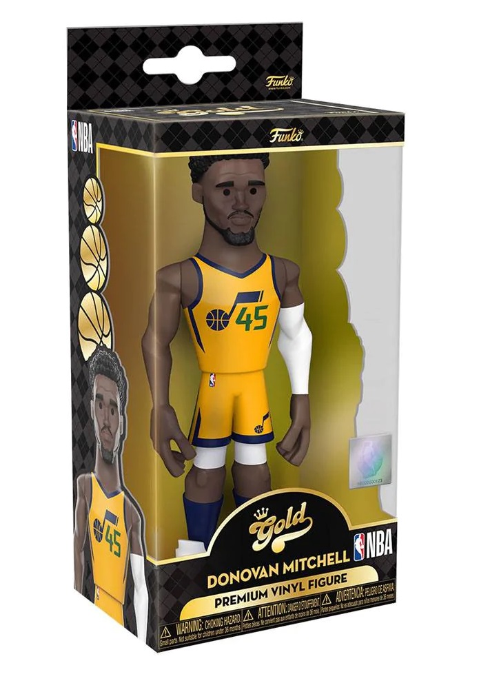 Figurina - Gold 5 NBA: Jazz - Donovan Mitchell - Funko