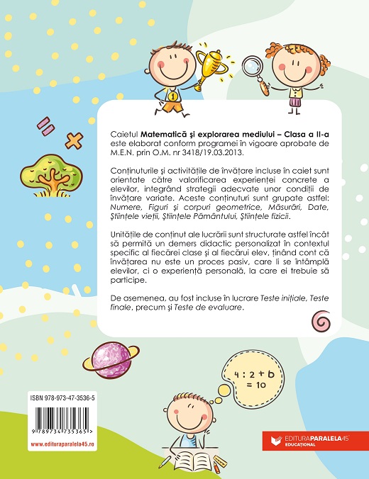 Matematica si explorarea mediului. Exercitii, probleme, jocuri, teste ...