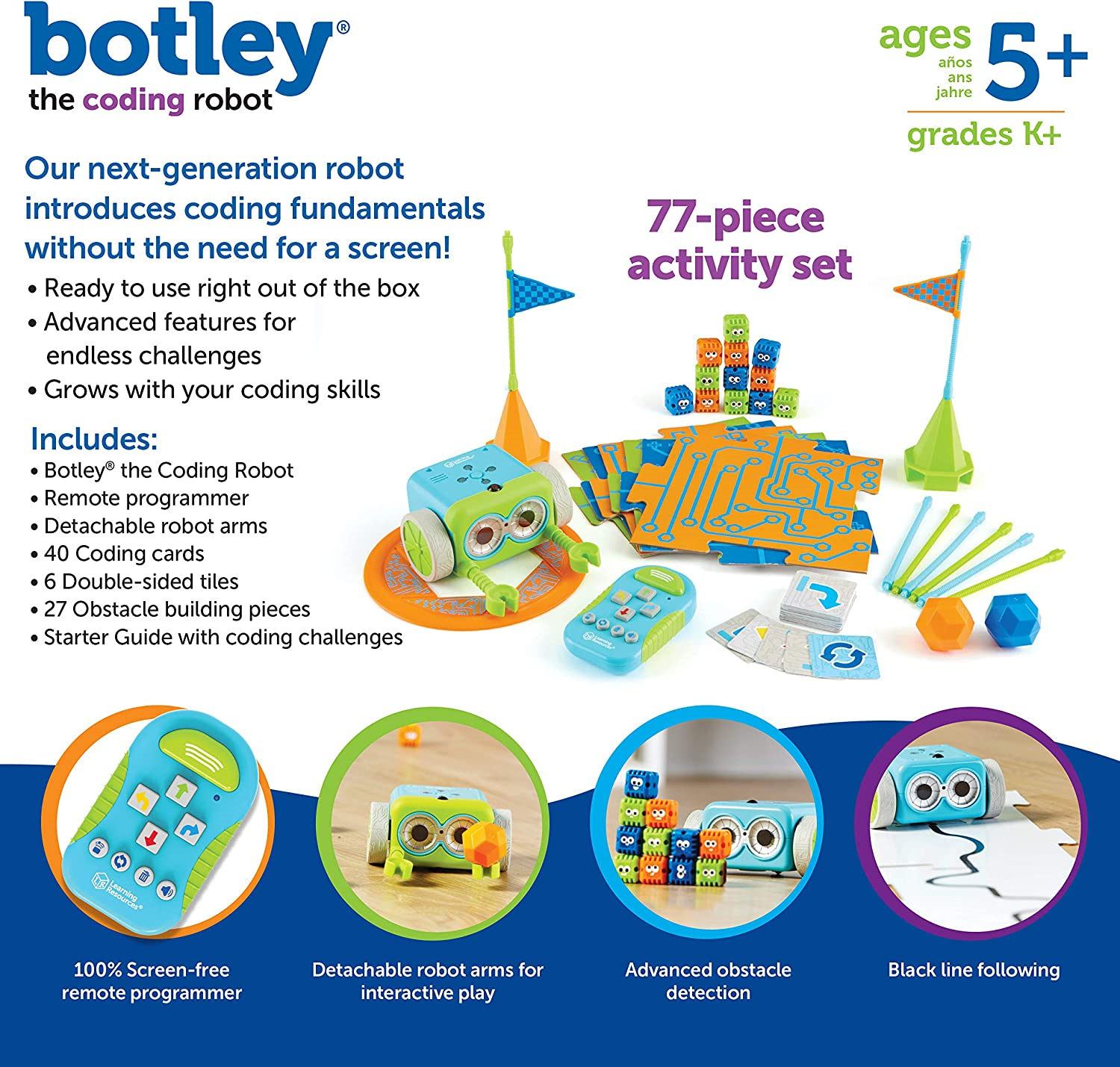 Jucarie educativa - Botley The Coding Robot - Learning Resources - Learning Resources