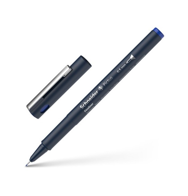 Pix pentru desen tehnic Schneider Pictus, 0.5 mm - Albastru - Schneider