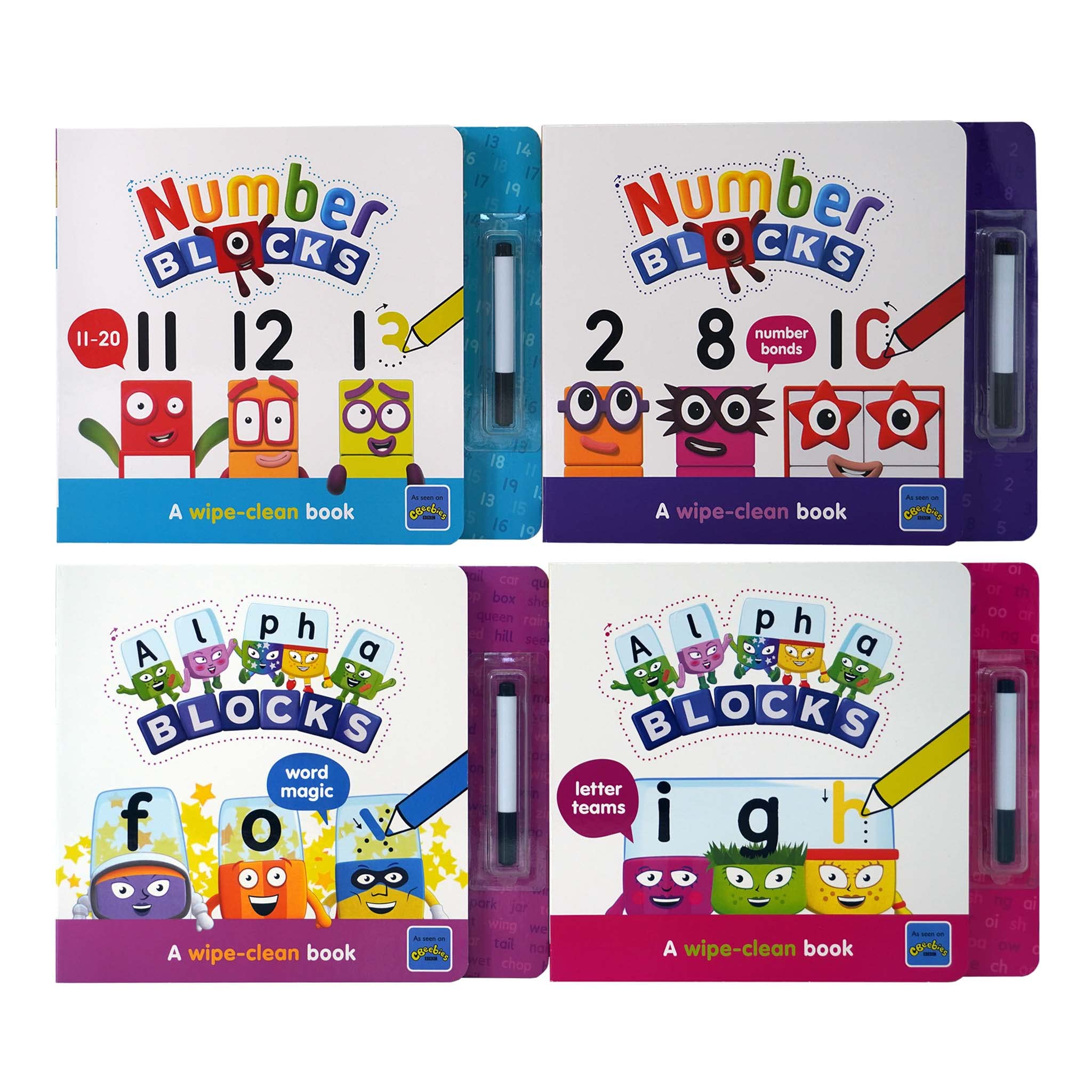 Numberblocks And Alphablocks Lets Learn Numbers And Letters Box Set 4