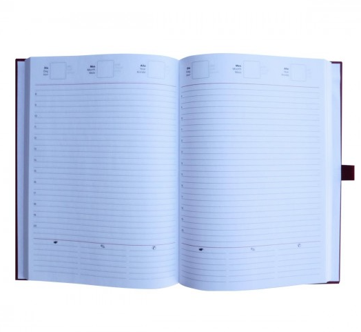 Agenda nedatata A5 - Offset - Fucsia - RTC