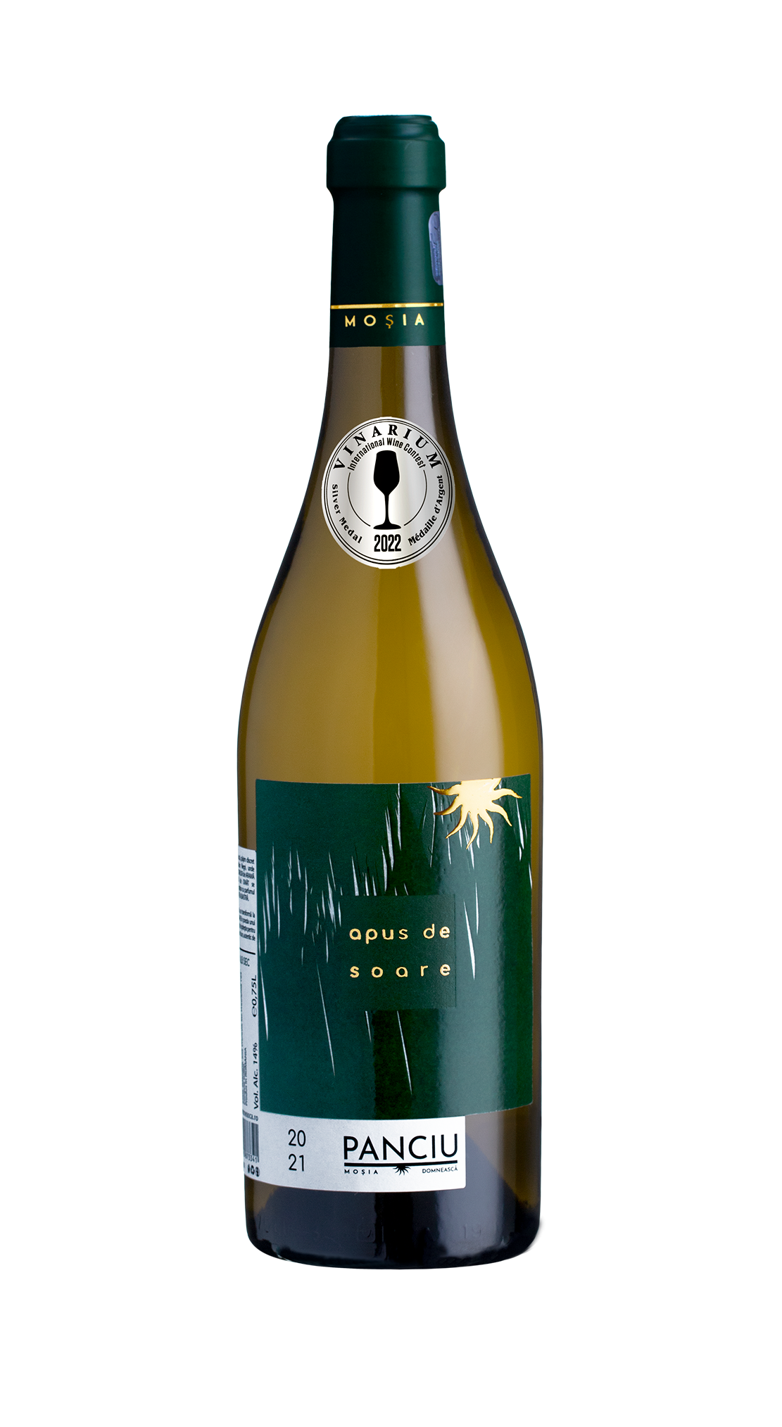 Vin alb - Apus de soare - Chardonnay, sec, 2021 - Mosia Domneasca Panciu