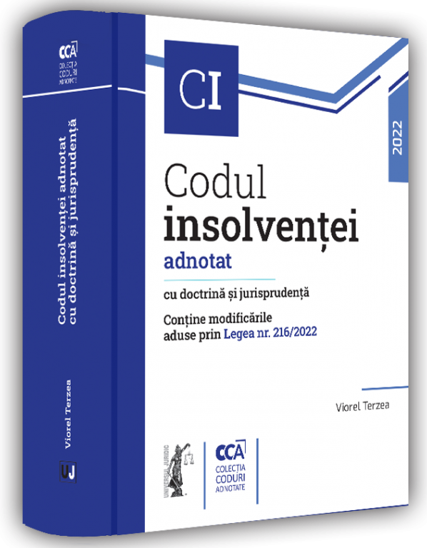 Codul insolventei adnotat cu doctrina si jurisprudenta - Viorel Terzea