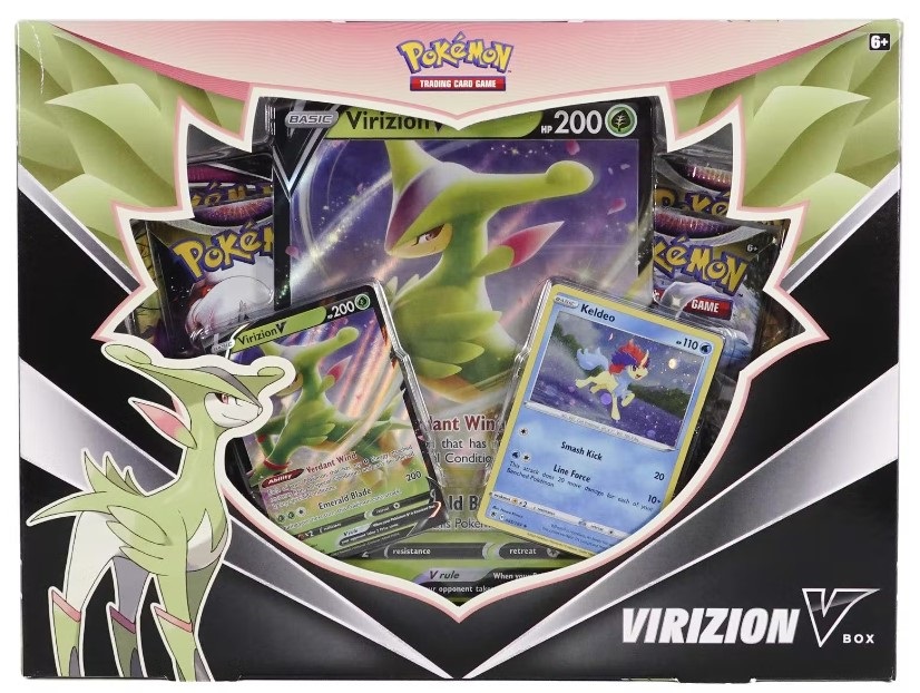 Joc de carti - Pokemon TCG: October - Virizion V Box - The Pokemon Company