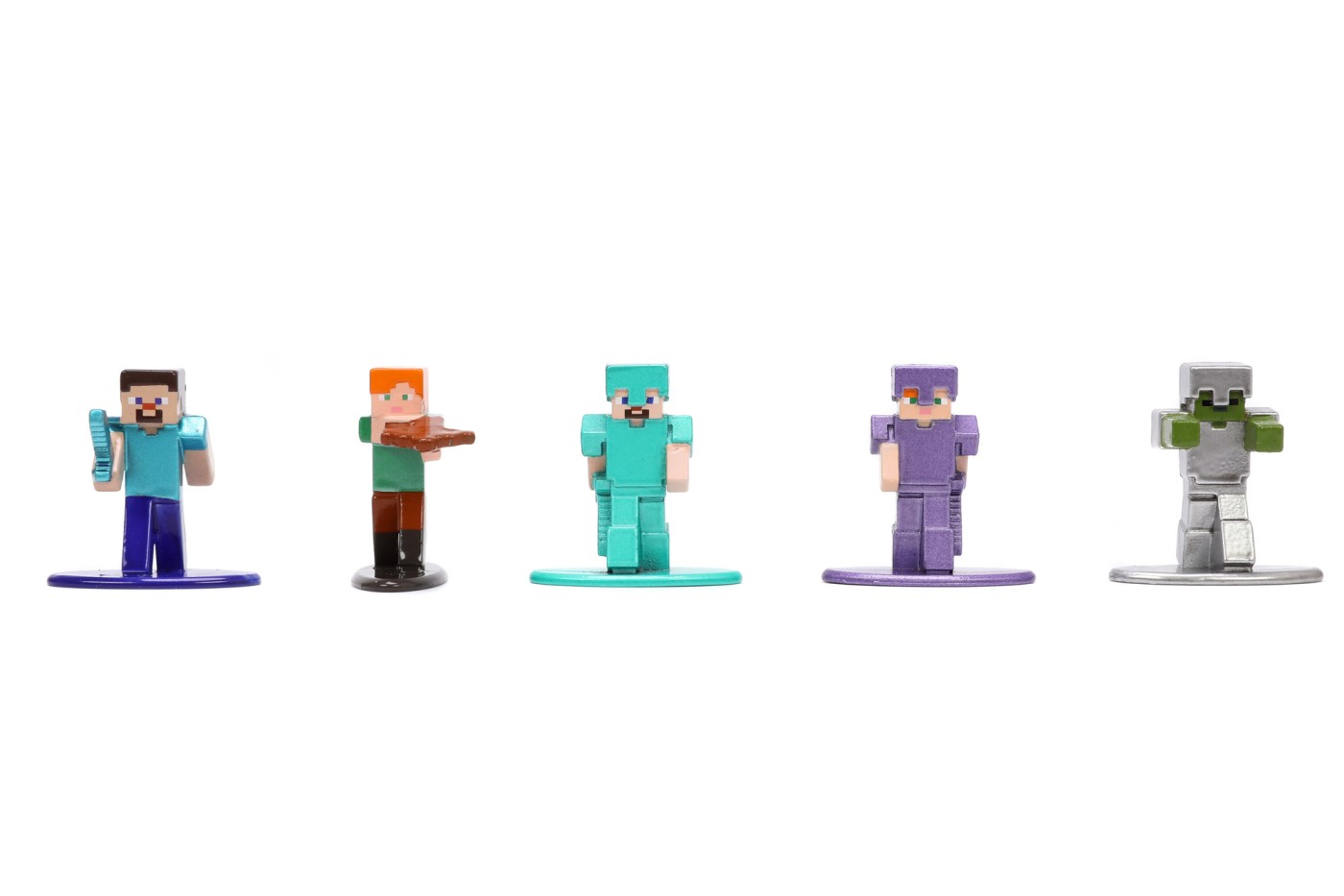 Set figurine - Nano Metalfigs - Minecraft Series 6, 20 bucati - Jada Toys