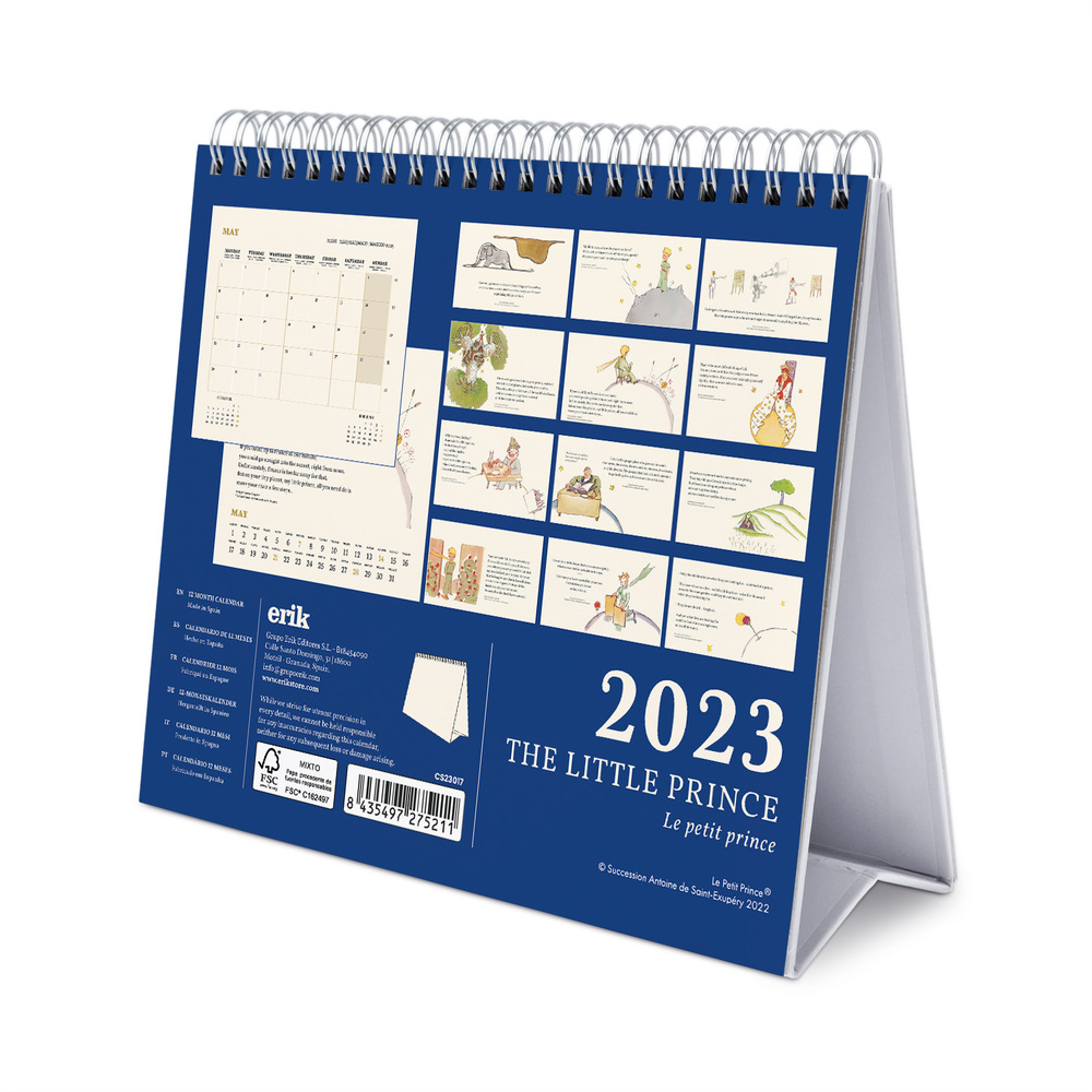 Calendar de birou 2023 - Deluxe - The Little Prince - Grupo Erik