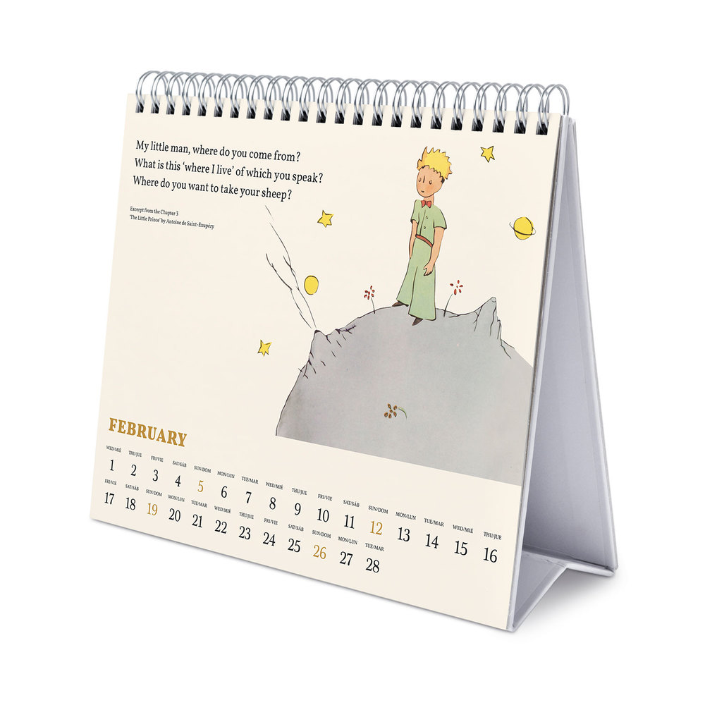 Calendar de birou 2023 - Deluxe - The Little Prince - Grupo Erik