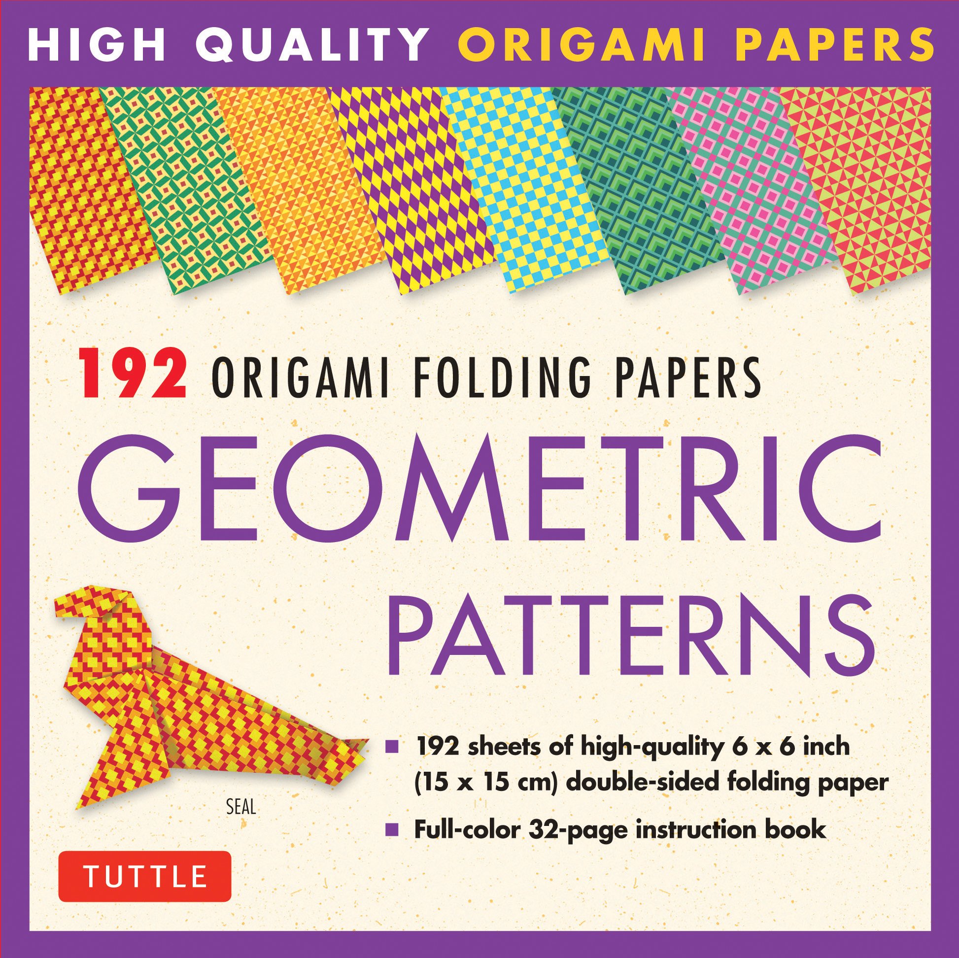 192 Origami Folding Papers in Geometric Patterns - Tuttle Publishing