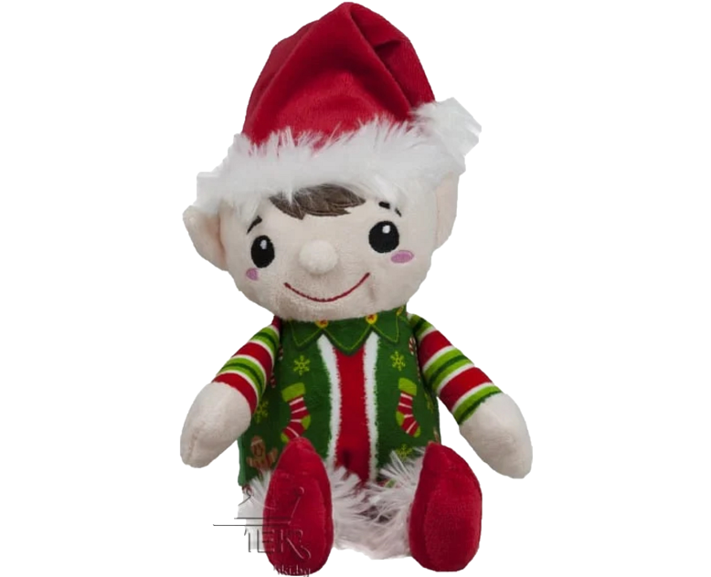 Jucarie de plus - Elful Craciunului - Baiat - Amek Toys - Amek Toys