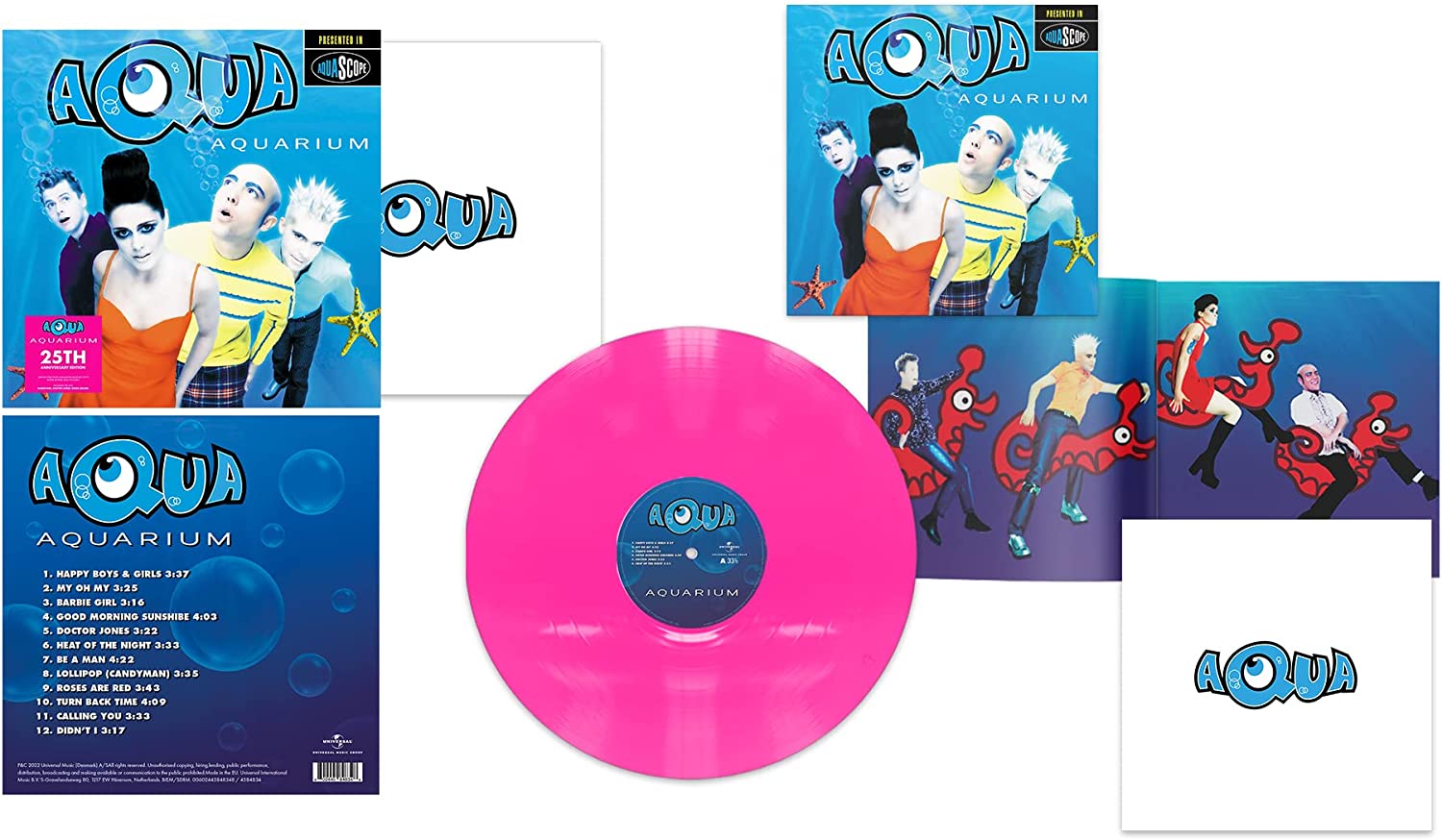 Aquarium (25th Anniversary Edition - Pink Vinyl) - Aqua