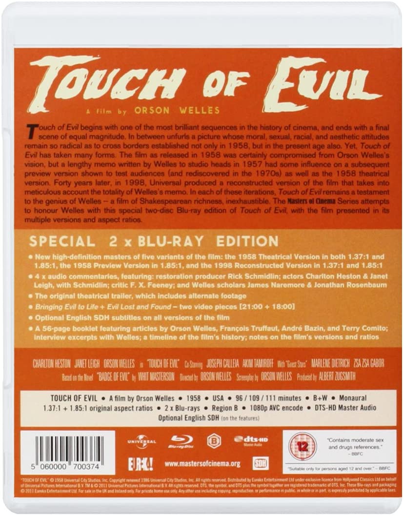 Touch of Evil - Blu-ray - Orson Welles
