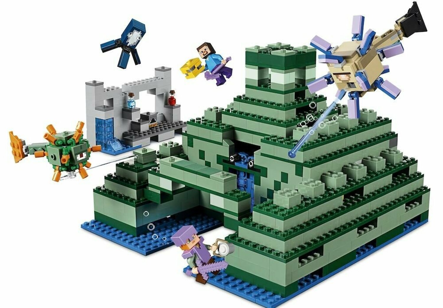Lego - Minecraft - Monumentul din ocean - LEGO