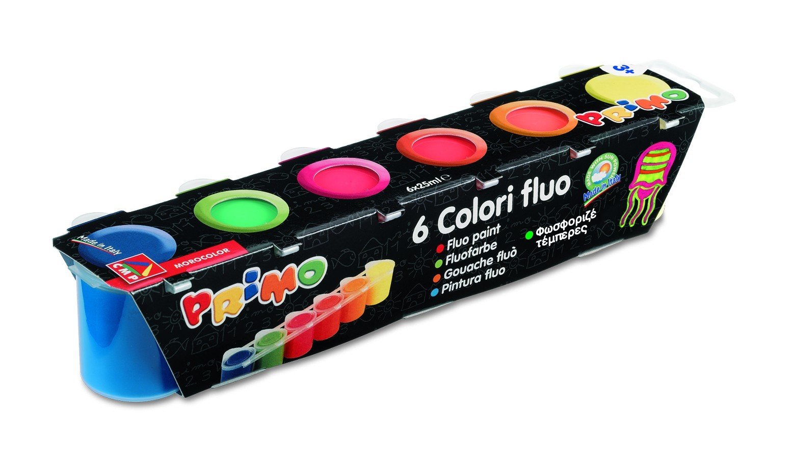 Set 6 culori tempera Morocolor - Primo