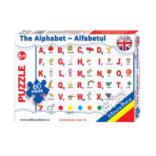 Puzzle educational - The alphabet - diana