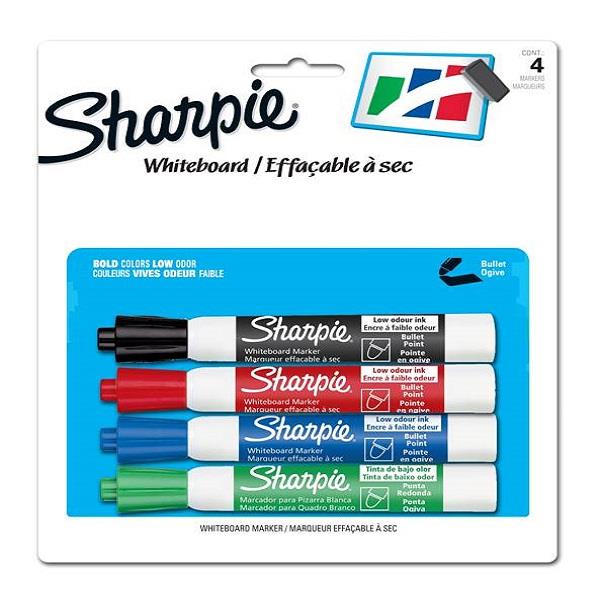 Set 4 Markere pentru tabla - Sharpie