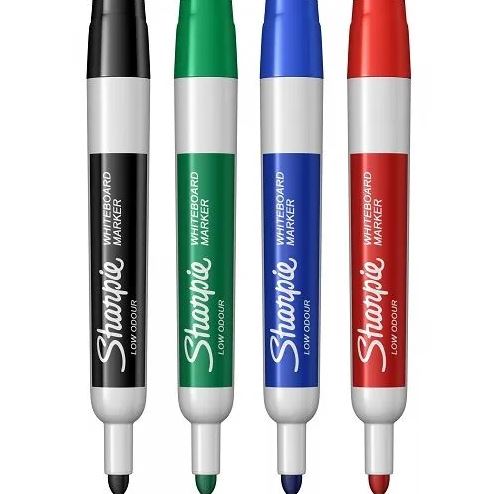 Set 4 Markere pentru tabla - Sharpie