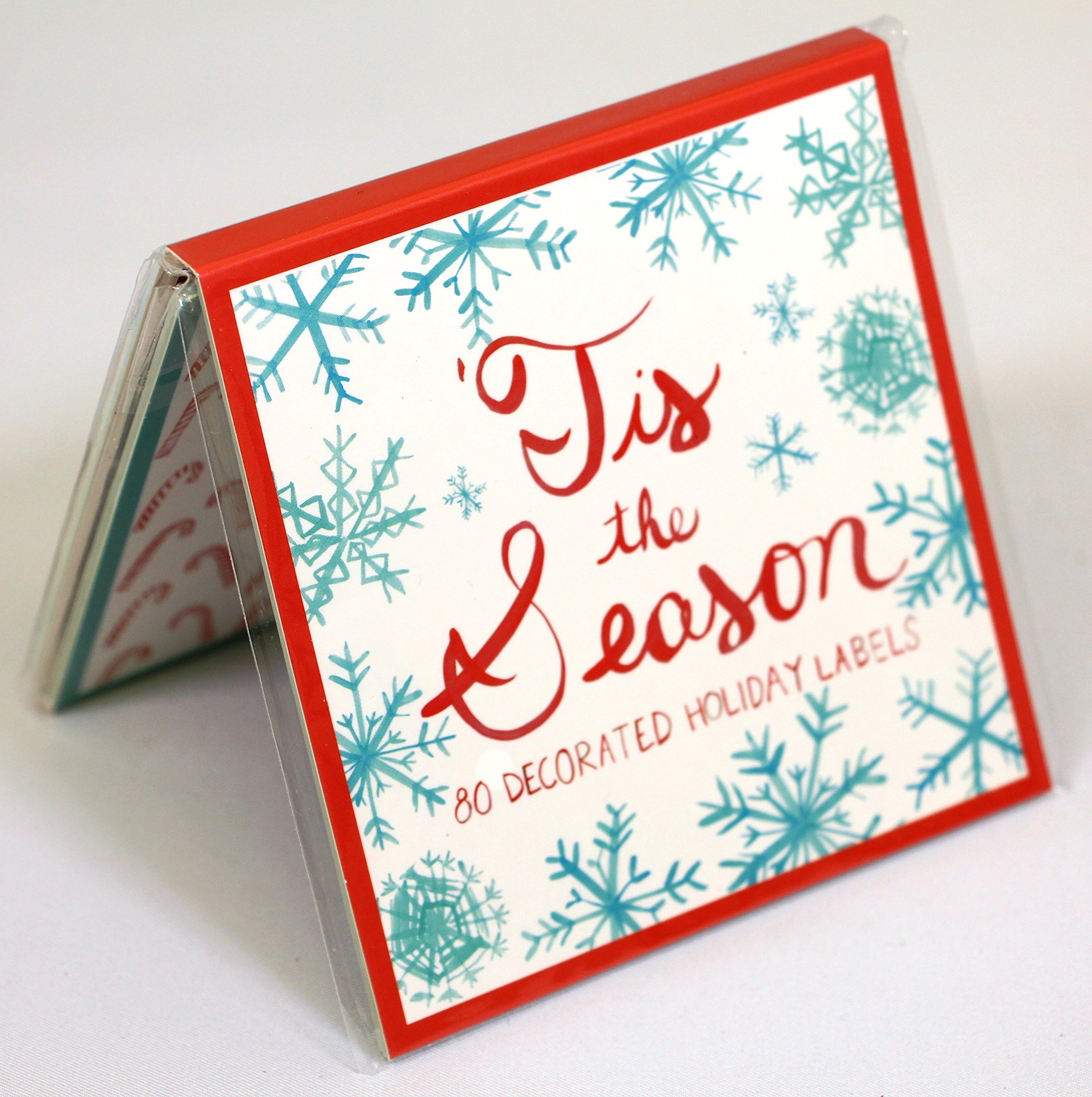 Sticky Notes - Tis the Season Holiday Label Set - Galison