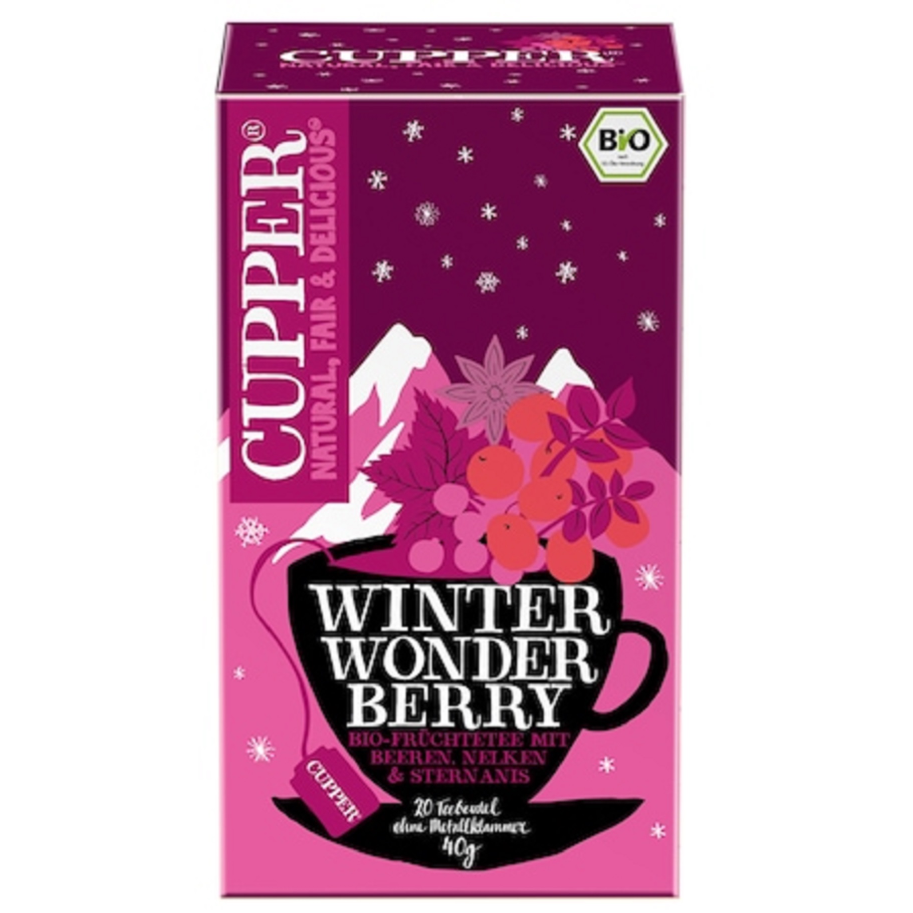 Ceai - Cupper Winter - Fructe de padure si anason - BIO + RO-ECO-007 ...