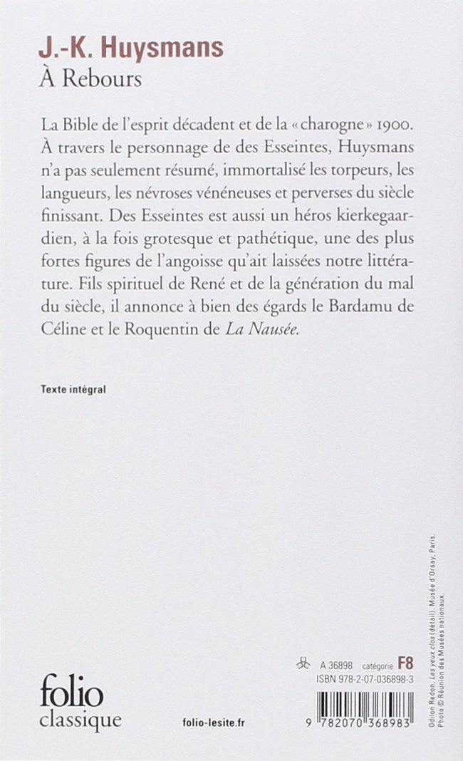 A Rebours - Joris-Karl Huysmans