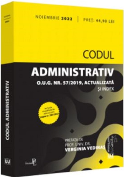 Codul administrativ - Verginia Vedinas