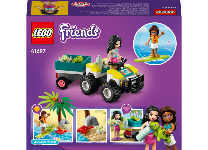 LEGO Friends 41697 - Vehicul de protectie a testoaselor, 90 piese - LEGO